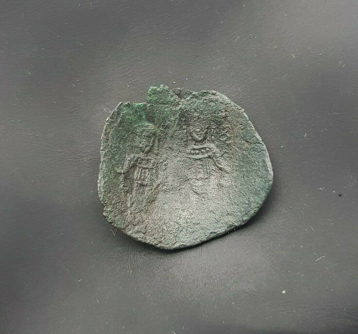 #h722# Byzantine Trachy coin of Alexius III from 1194-1204 AD (Constan – CCcoins and Antiques