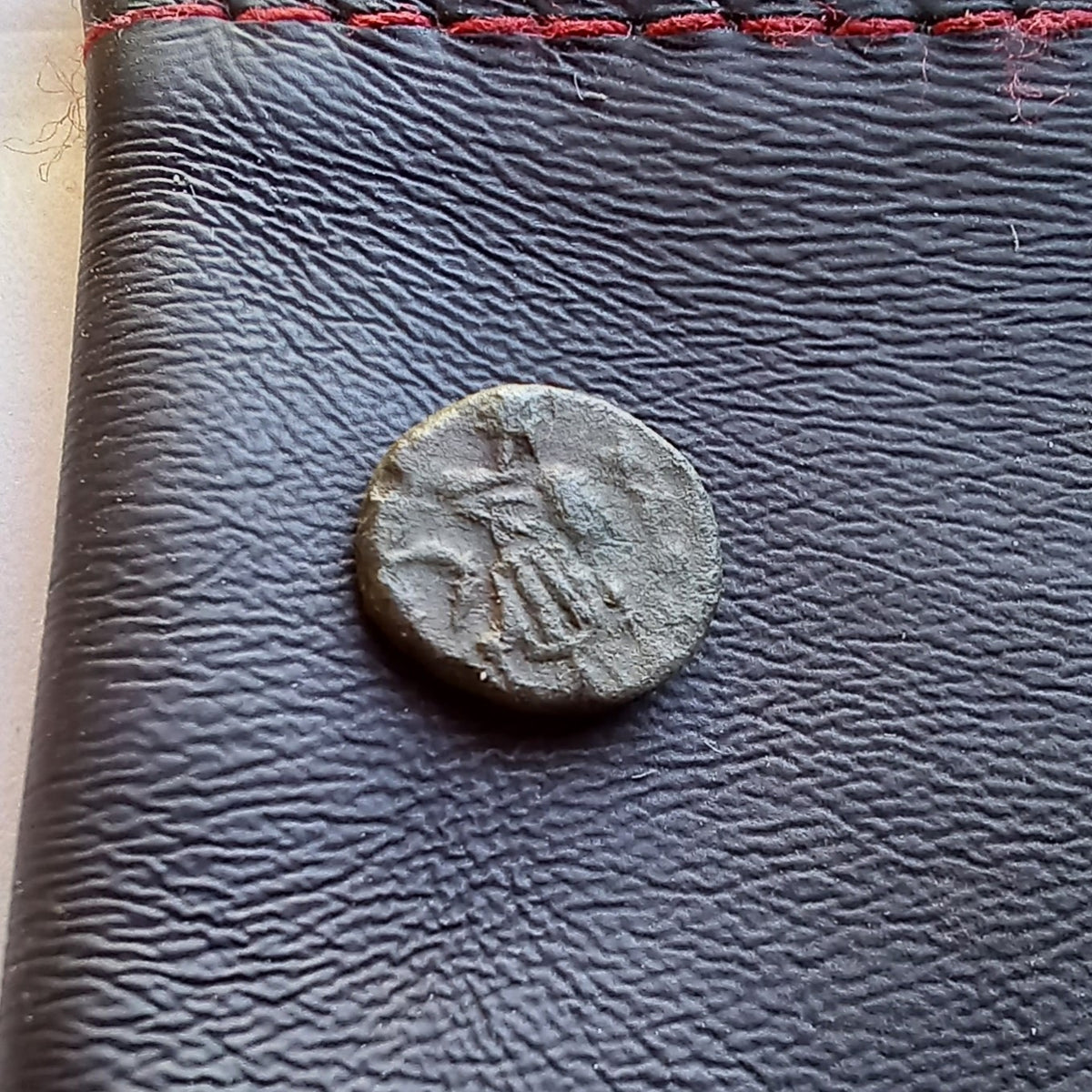 #N536# Tiny Roman barbarous issue bronze coin issued by Constantius II ...