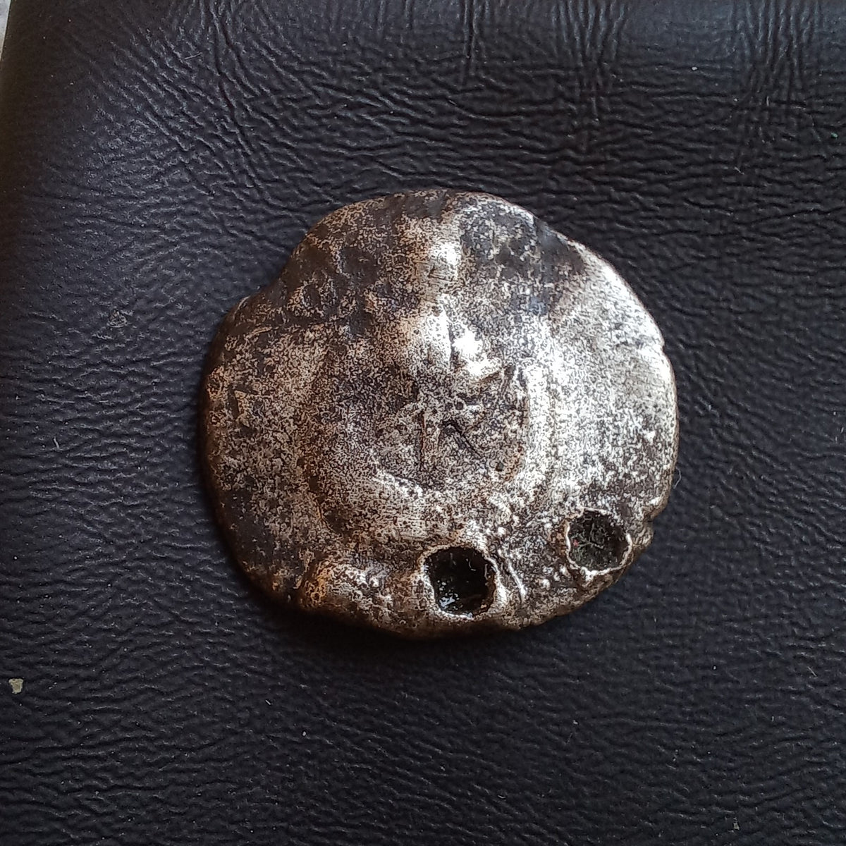 #o087# Roman Silver Denarius coin of Hadrian from 124-128 AD (Crescent ...