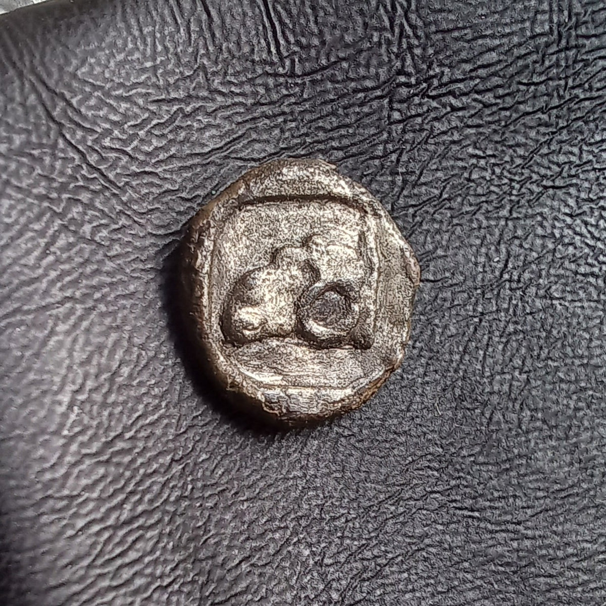 #L438# Silver Anonymous Greek city issue obol coin from Kebren, 500-40 ...