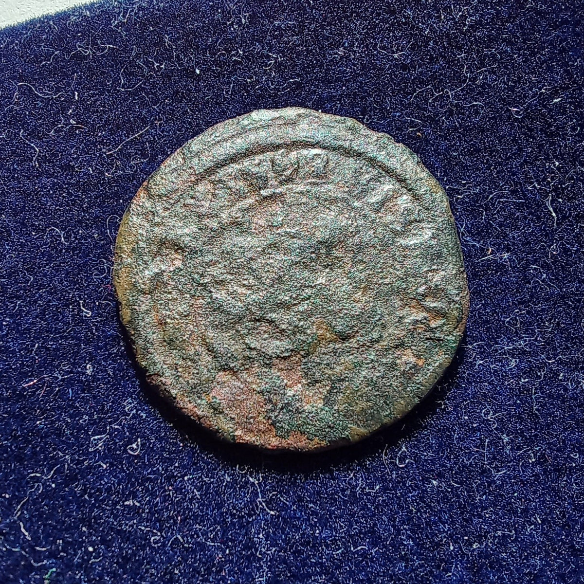 #N851# Spanish Medieval 2 maravedis coin of Philip III from 1598 AD ...