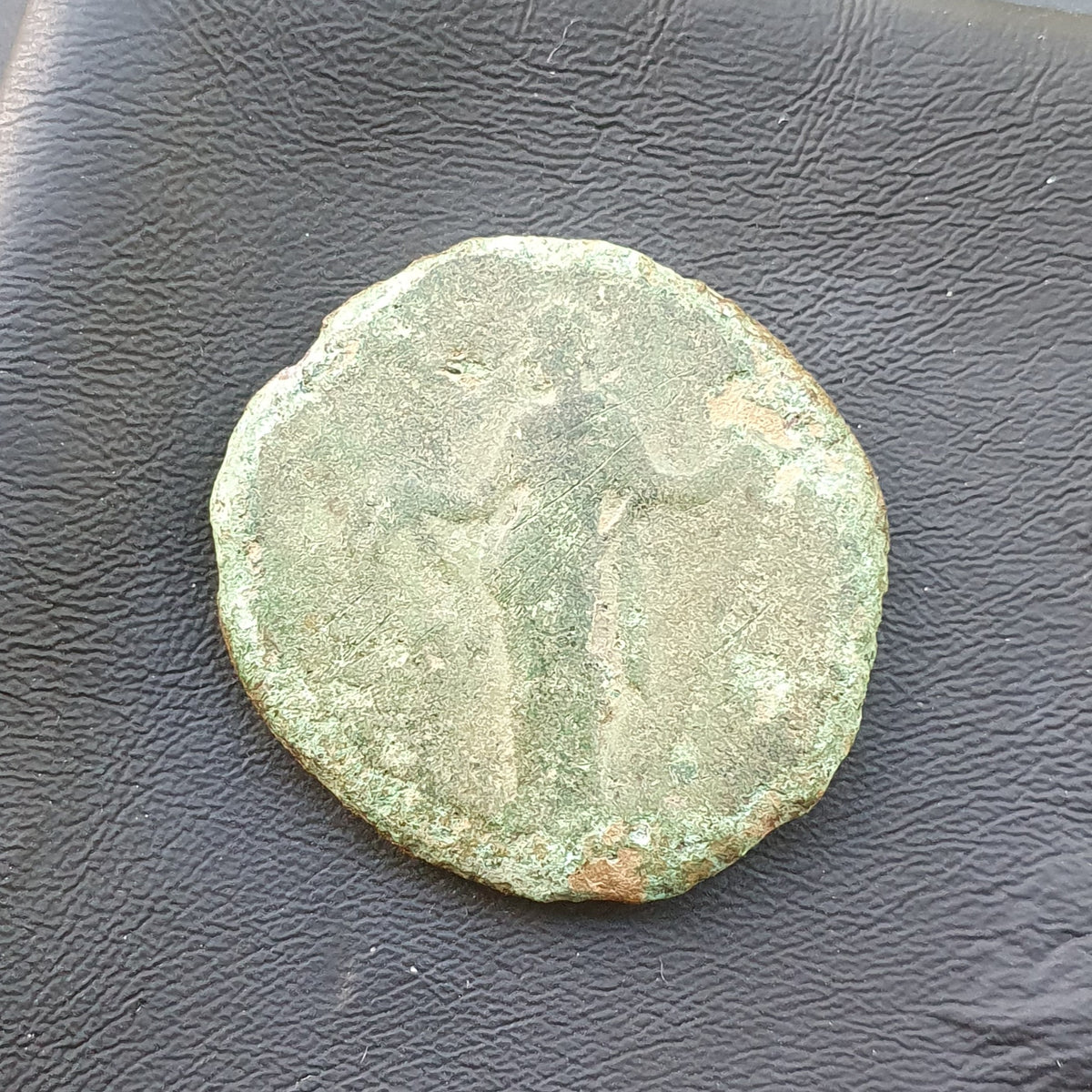 #p303# Roman bronze Sestertius coin of Faustina II from 161-176 AD ...