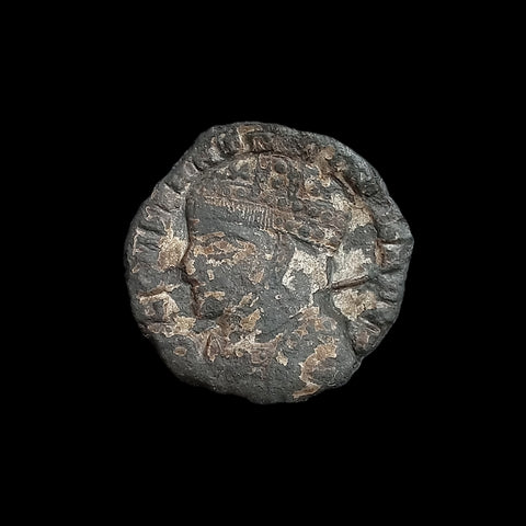 #p641# Roman bronze coin issued by Constantine I from 319-321 AD ...