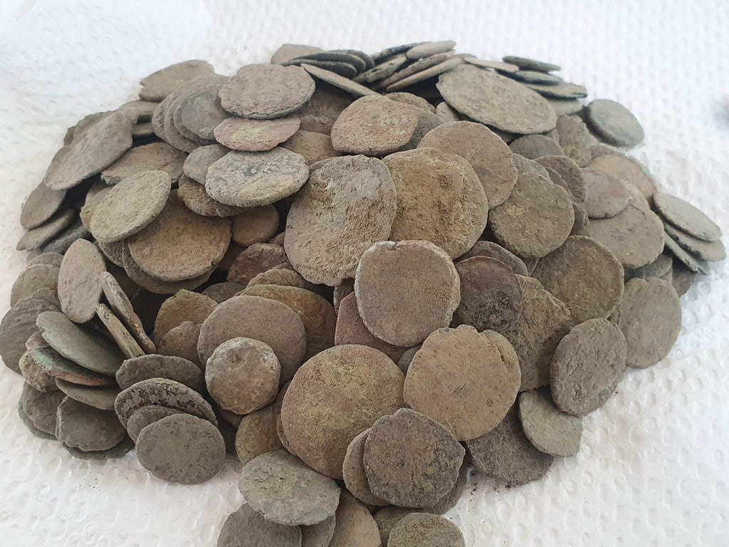 Group lots of 20 uncleaned Roman coins from 1-450 AD (Spain) – CCcoins ...