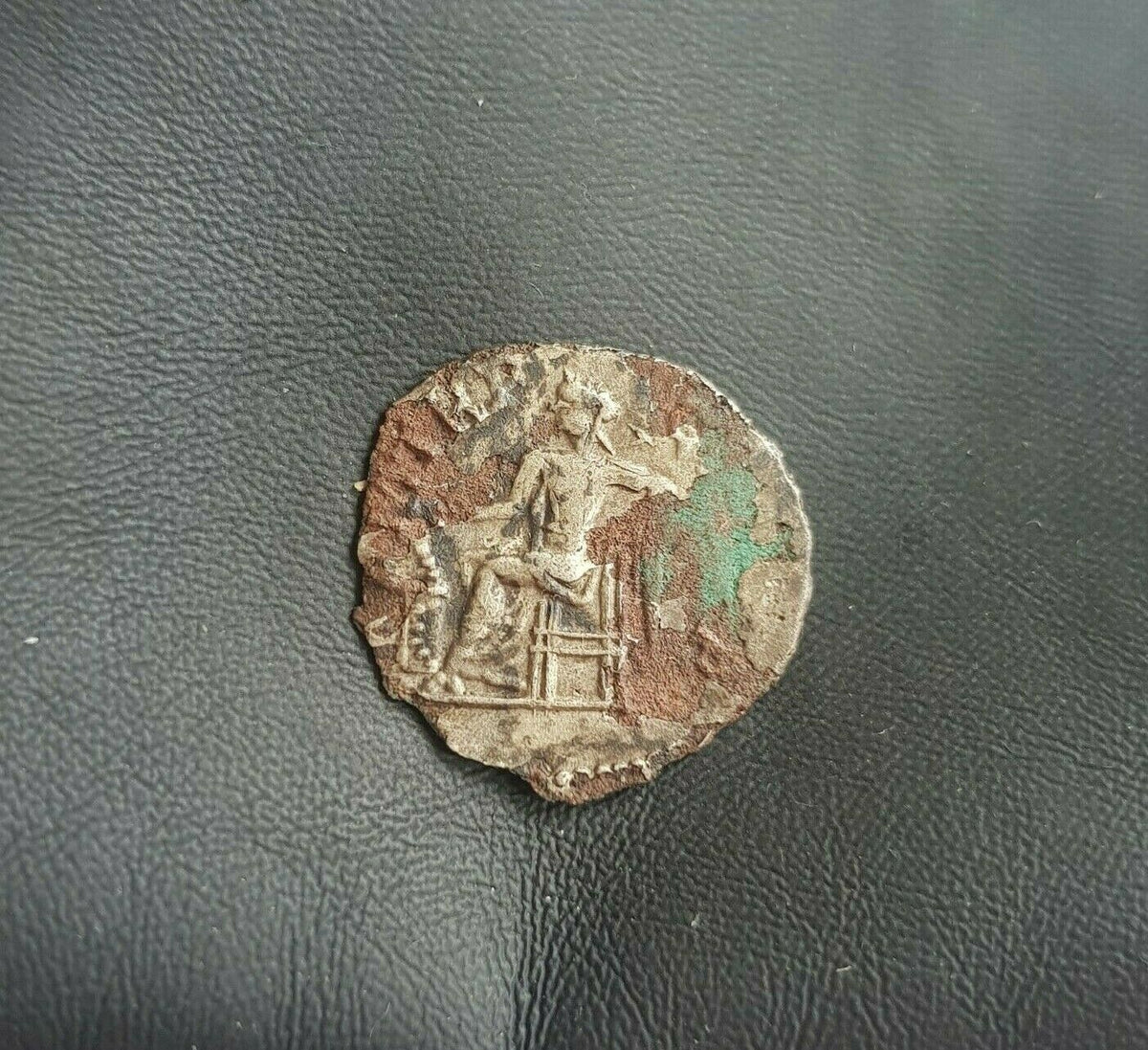 #j490# Roman silver fouree denarius coin of Severus Alexander from 222 ...